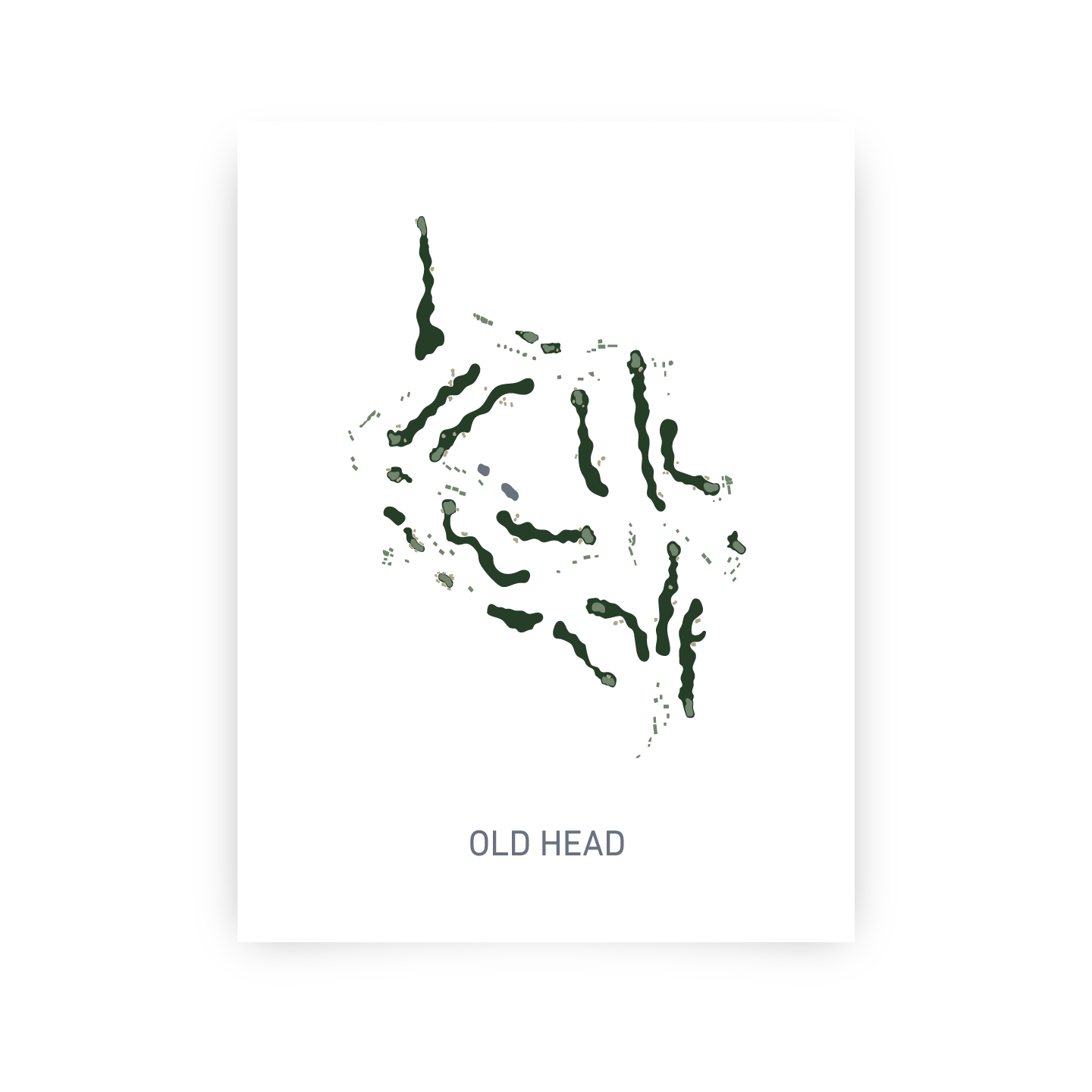 Old Head (Traditional) - Golf Artwork Print – LIE + LOFT