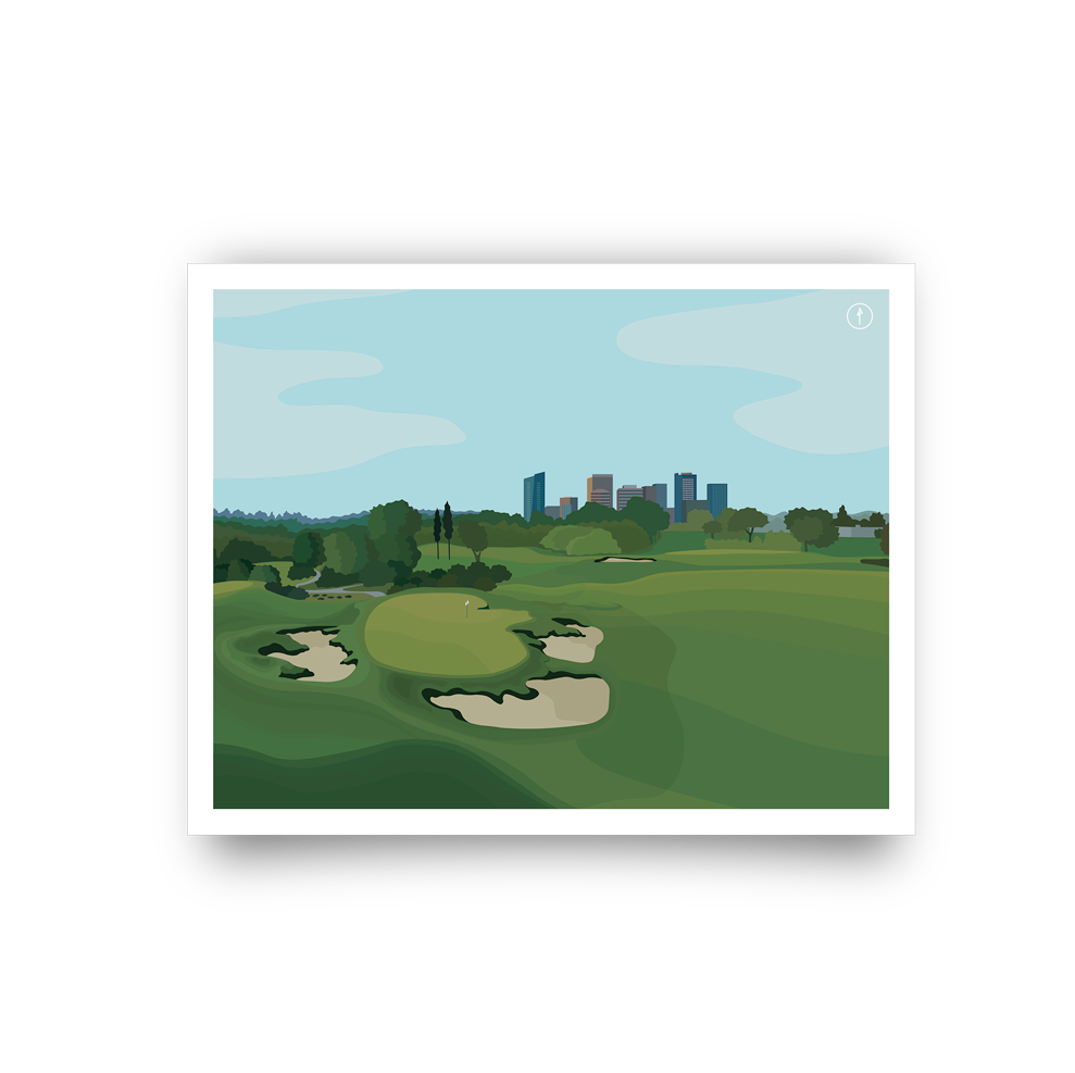 LACC - Bunker Hill - Golf Illustration Print – LIE + LOFT