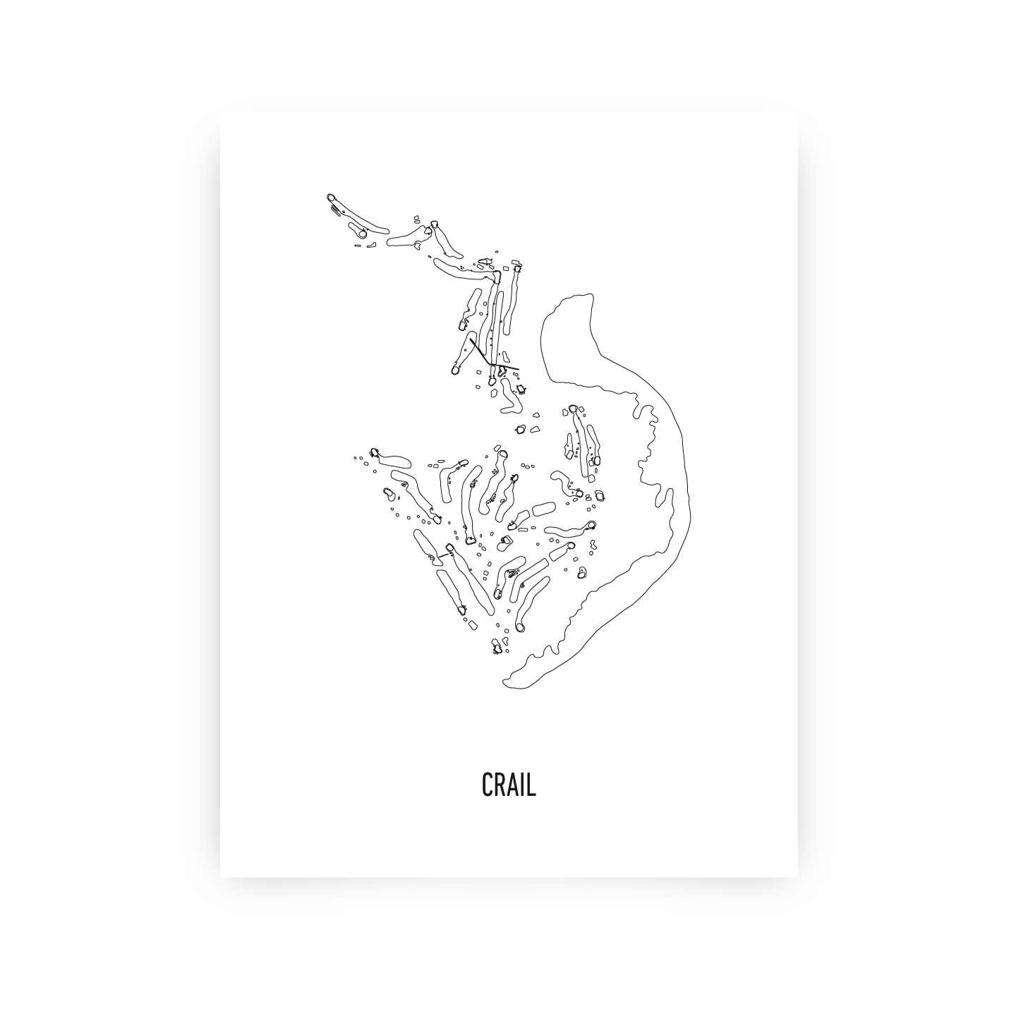 Crail (Modern) - Golf Artwork Print – LIE + LOFT