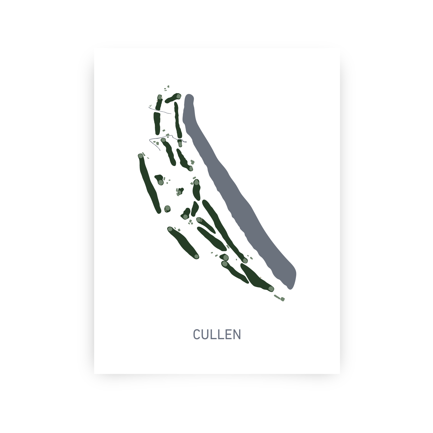 Cullen (Traditional) - Golf Artwork Print – LIE + LOFT