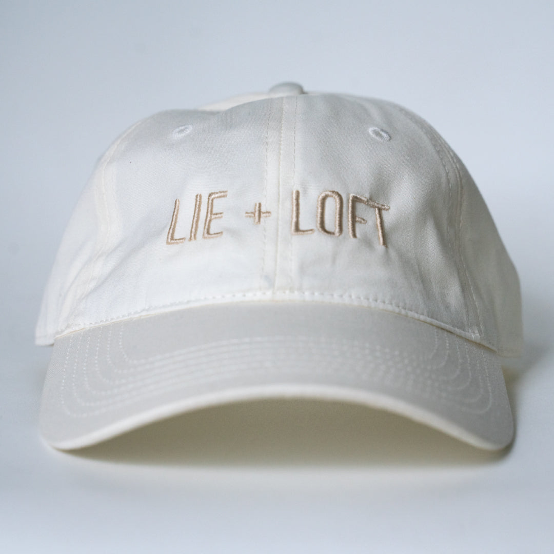 Natural Lie + Loft dad hat – LIE + LOFT