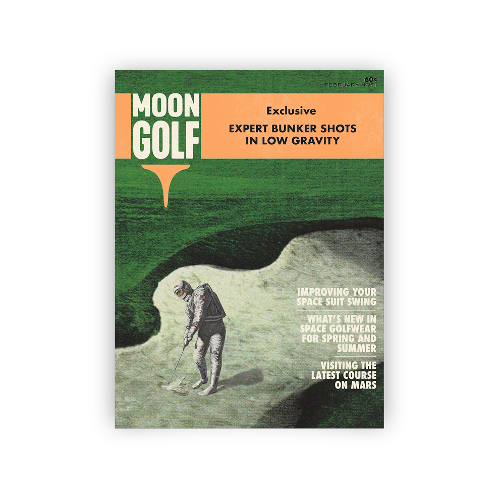 Moon Golf - Golf Artwork Print – LIE + LOFT