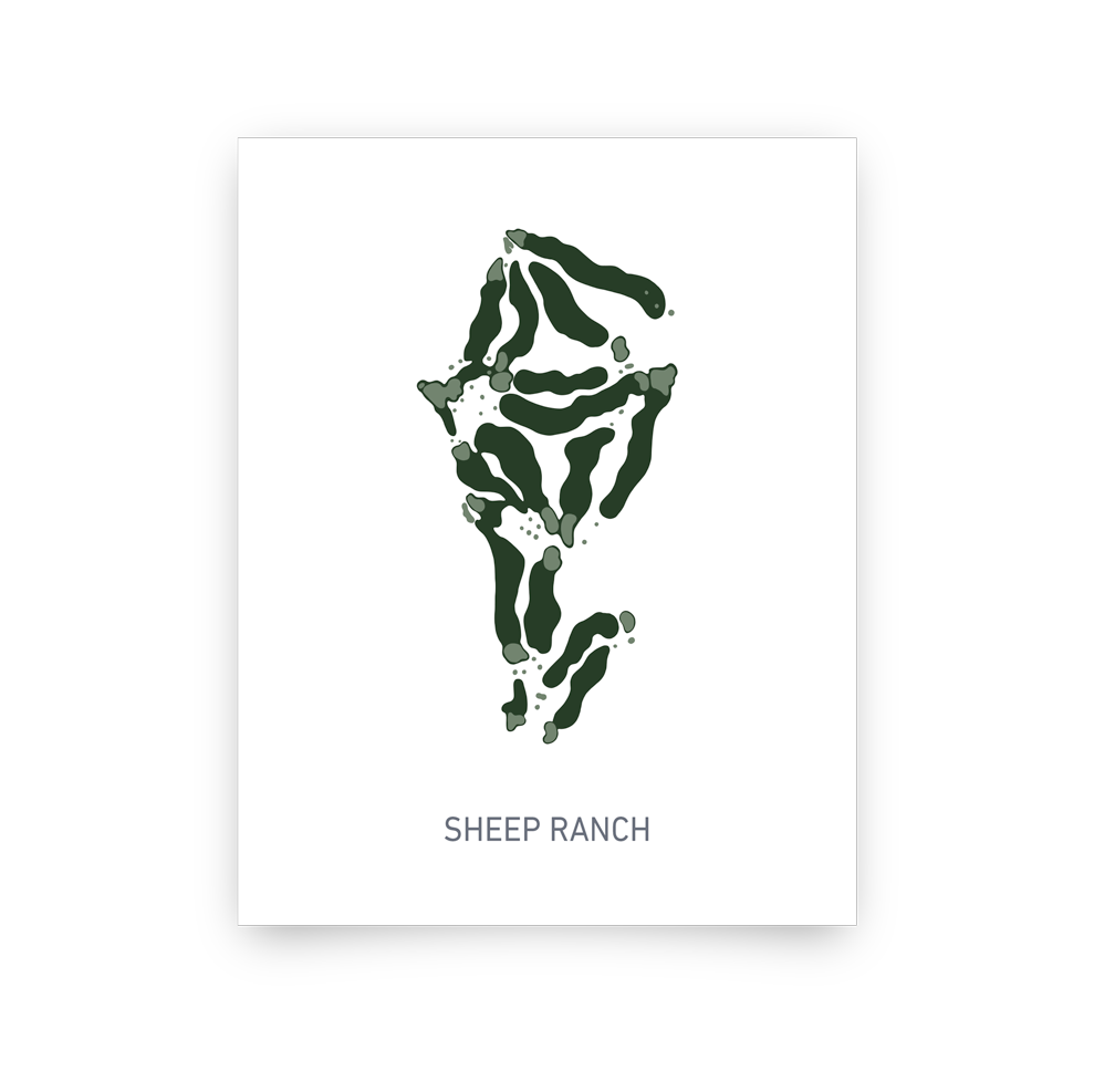 Sheep Ranch (Traditional) - Golf Artwork Print – LIE + LOFT