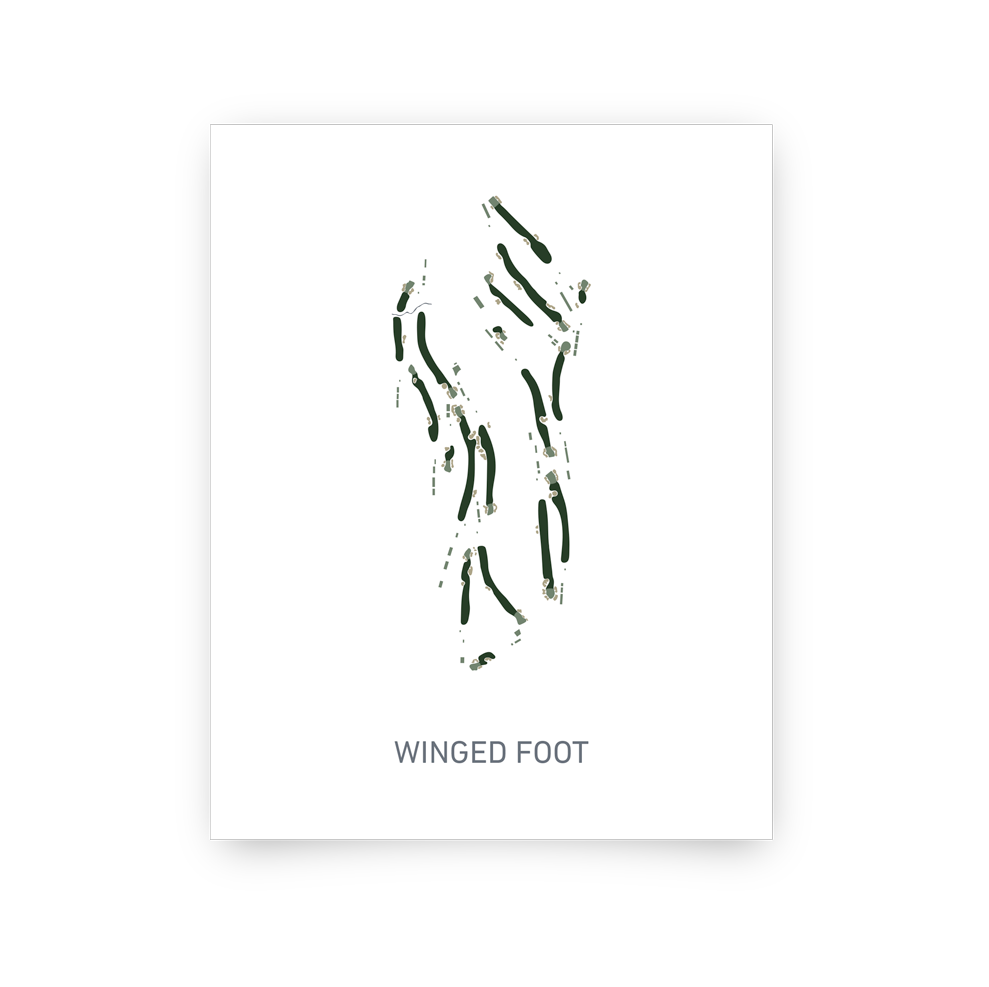 Winged Foot (Traditional) - Golf Artwork Print – LIE + LOFT
