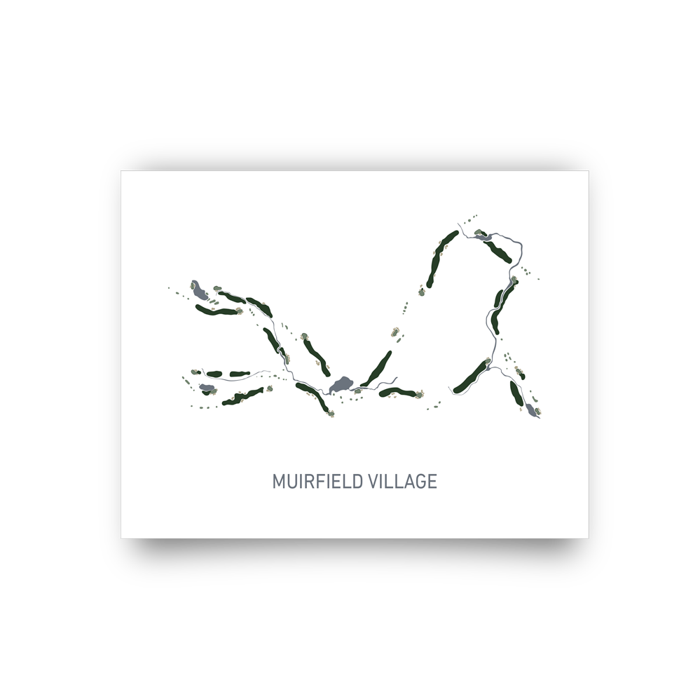 Muirfield Village (Traditional) - Golf Artwork Print – LIE + LOFT