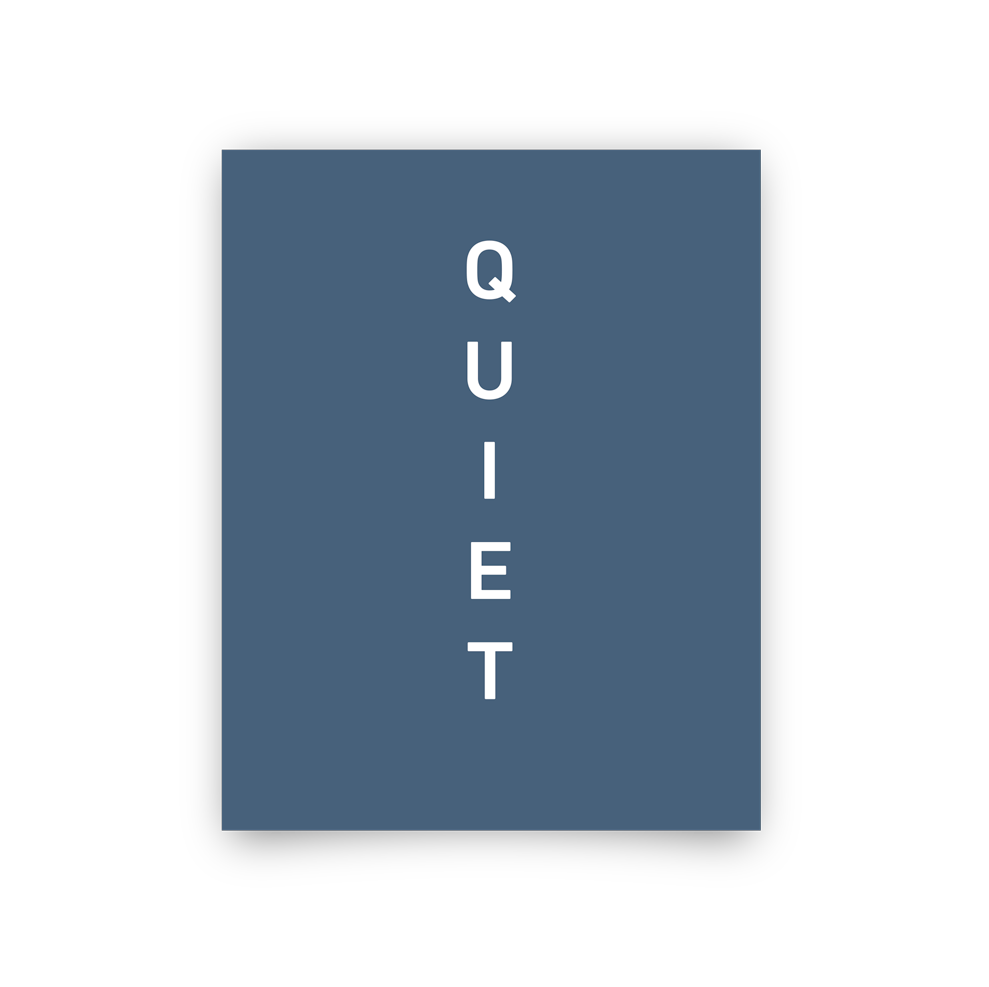 Quiet (Blue) - Golf Artwork Print – LIE + LOFT
