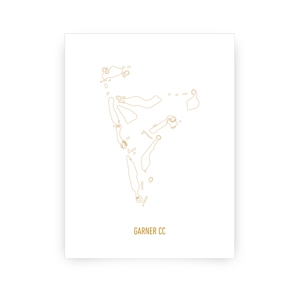 Garner CC (Gold Collection) - Golf Artwork Print – LIE + LOFT